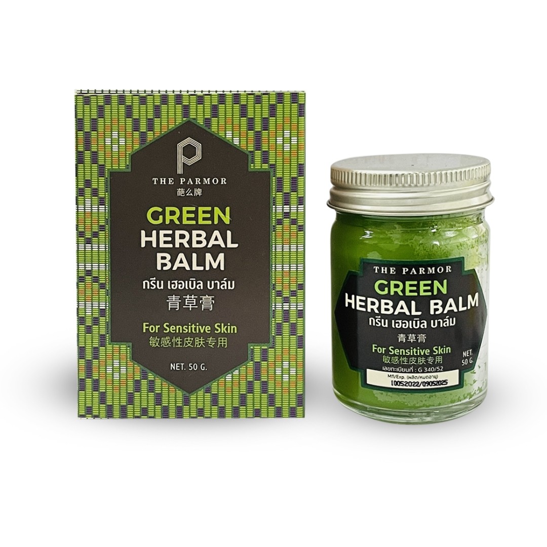 Massage Balm (Hot) -Green | Online Shopping Thailand - Honey, Royal ...